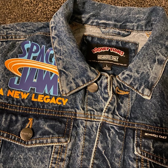 Members Only | Jackets & Coats | Space Jam Members Only Jean Jackets ...